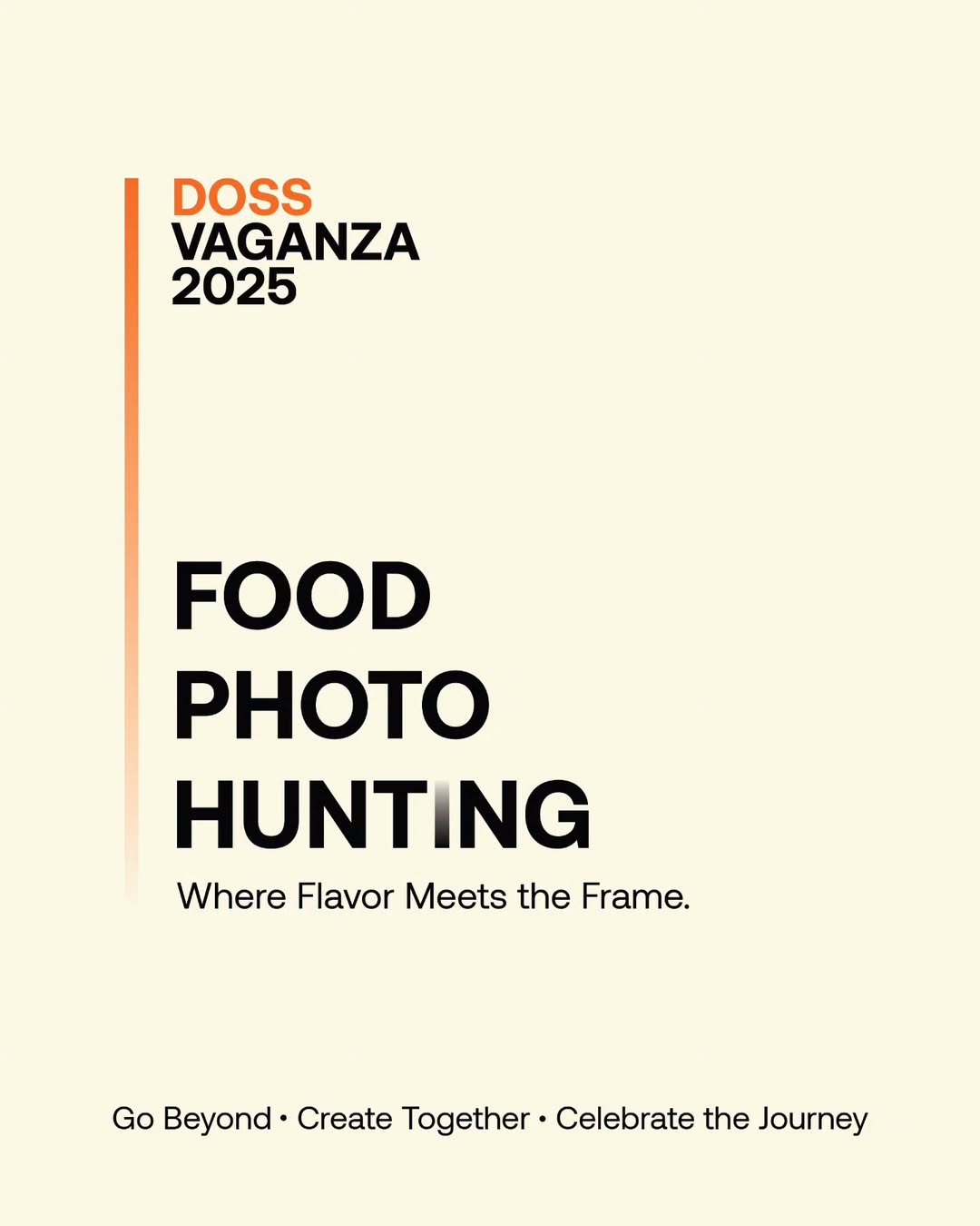 Ayo Join Marathon Food Photo Hunting di DOSS Vaganza 2025, Menor Terba