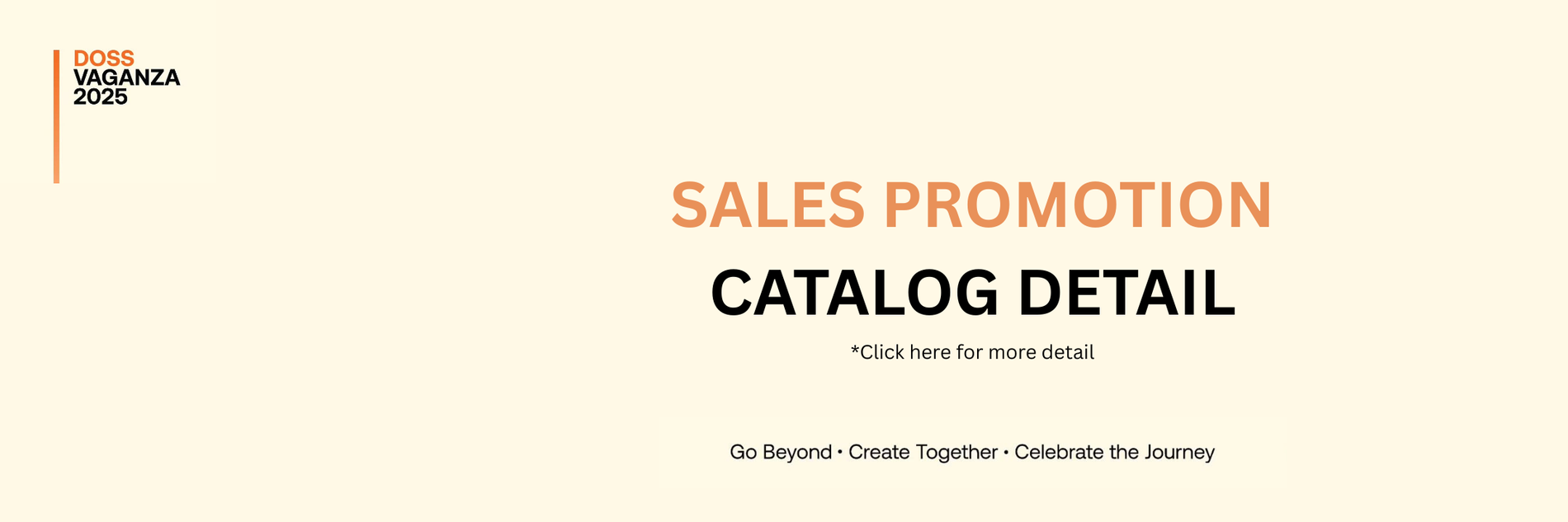 DOSS VAGANZA 2025 SALES PROMOTION